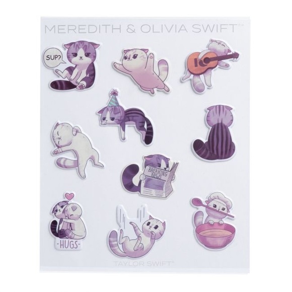 Taylor Swift | Accessories | Taylor Swift Meredith And Olivia Stickers ...